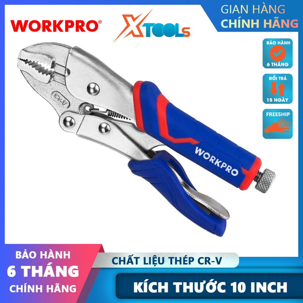 Kìm bấm bằng thép CR-V 10 inch 250mm Workpro - WP231074 | Shopee Việt Nam