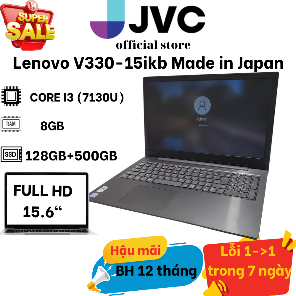 Máy tính xách tay Laptop Lenovo V330-15IKB Intel Core i3-7130U Ram 8gb ...