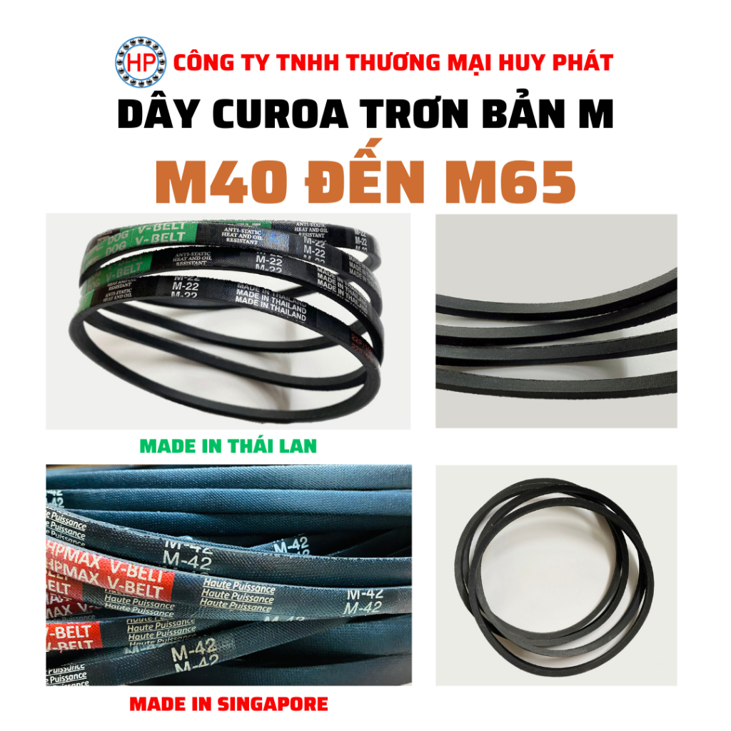 Dây curoa trơn bản M40 M41 M42 M43 M44 M45 M46 M47 M48 M49 M50 M51 M52 M53 M54 M55 M56 M57 M58 ...