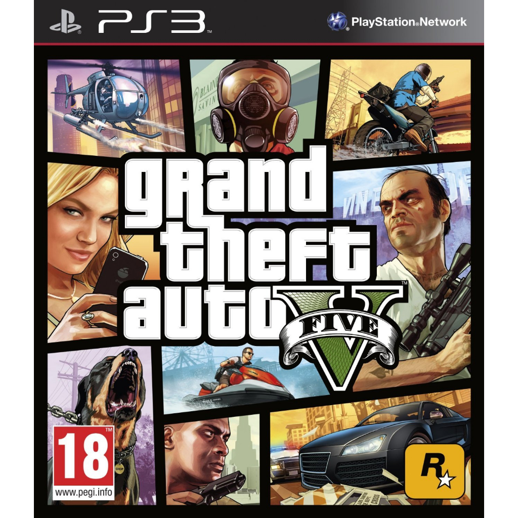 Đĩa game Ps3 gốc Grand Theft Auto V - Gta 5 / Gta V - không bìa (Ps3 ...