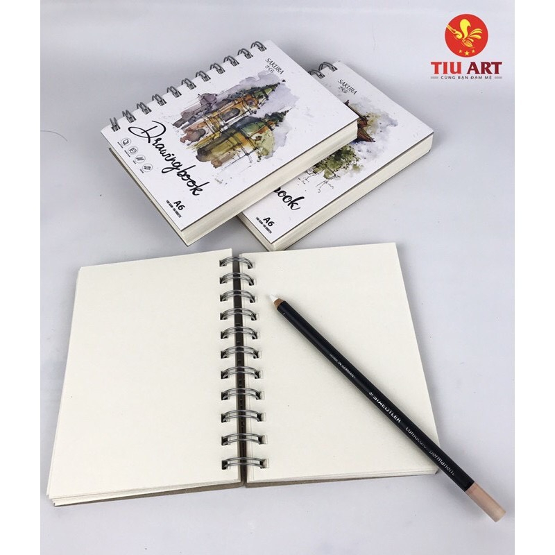Sổ Vẽ Sketch book SAKURA 50 sheeets (A6, B6, A5) | Shopee Việt Nam