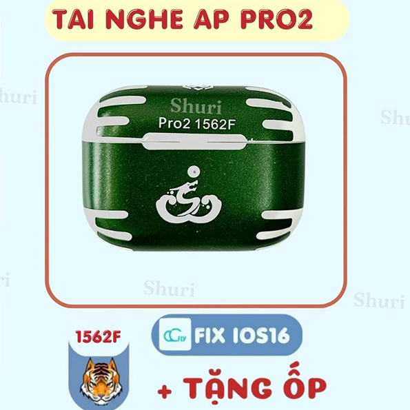 Tai Nghe Bluetooth AP Pro2 Hổ Vằn 1562F Chỉnh Âm Lượng FIX IOS16 Pin 8H ...