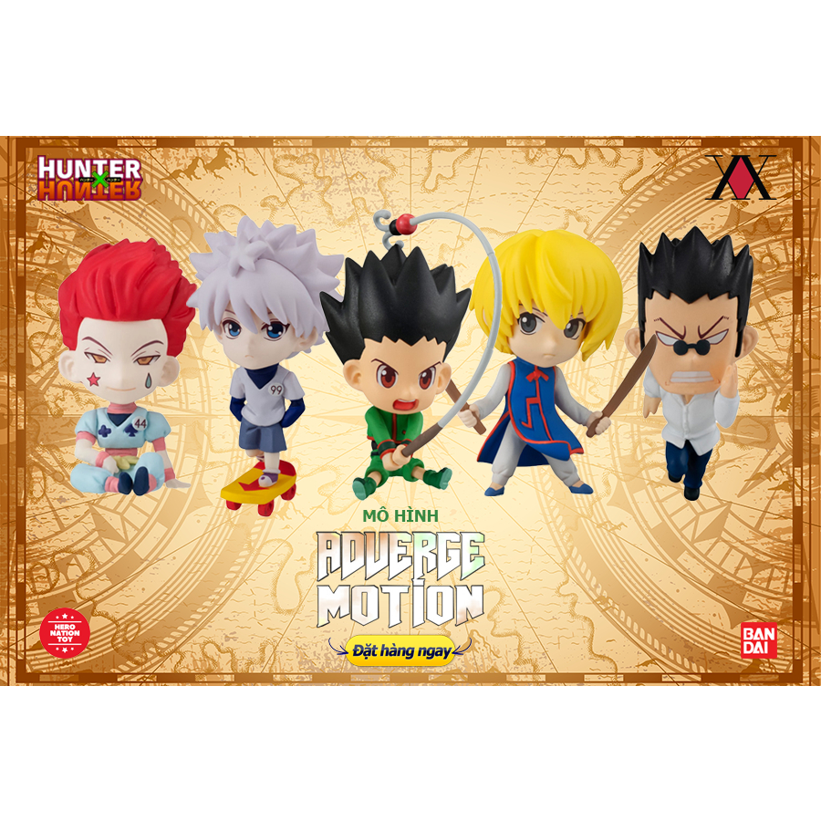 [ĐẶT TRƯỚC]-[HẾT HẠN 19/6] Mô Hình Mô Hình Hunter x Hunter Adverge Motion (Full set) | Shopee ...