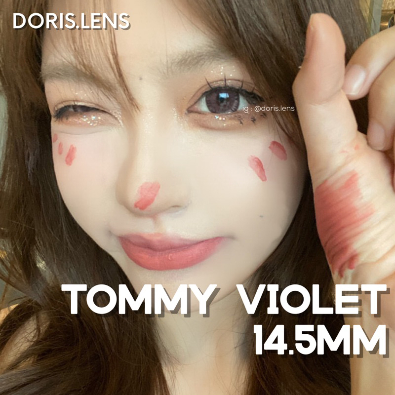Kính Áp Tròng DORIS.LENS - Tommy Violet 14.5mm | Shopee Việt Nam