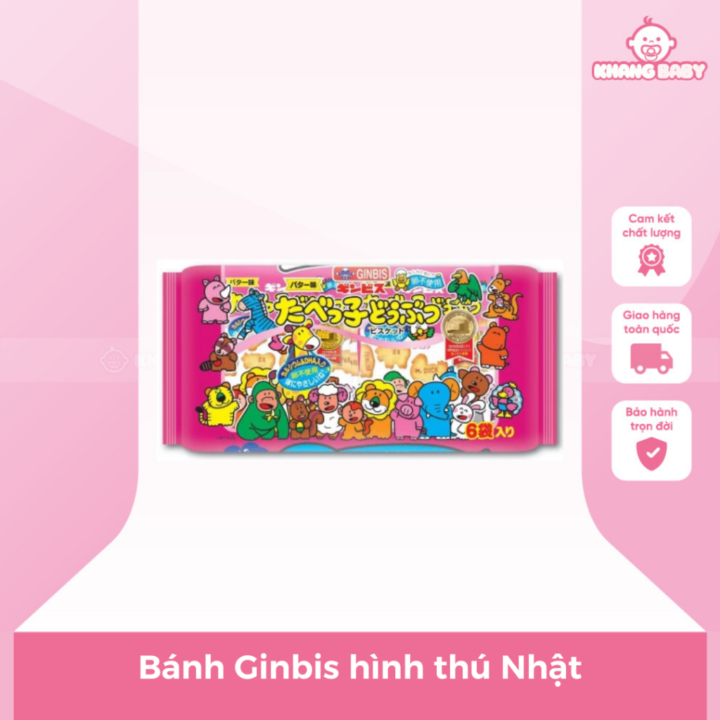 Bánh quy Ginbis Nhật Bản - Shop Khang Baby | Shopee Việt Nam