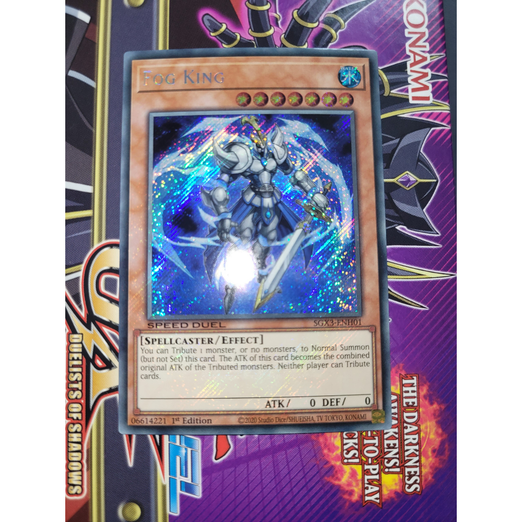 Thẻ bài Yugioh - TCG (UK) - Fog King - SGX3-ENH01 - Secret Rare 1st ...