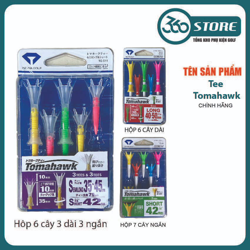 [Chính Hãng ] Tee Golf Tomahawk Thiết kế Mới. Tính năng vượt trội. dài ...