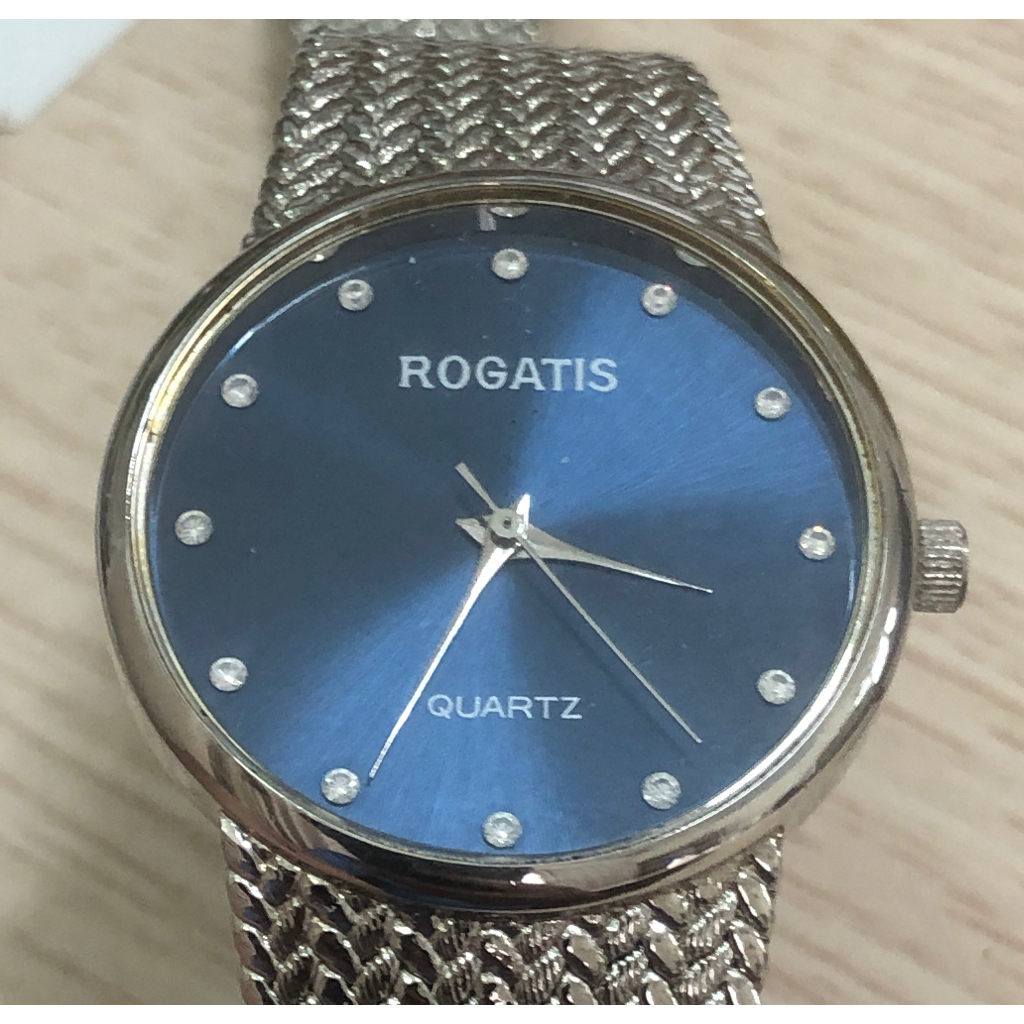 Đồng hồ nữ hiệu Rogatis, mặt vừa vừa 30mm, xanh dương đậm | Shopee Việt Nam