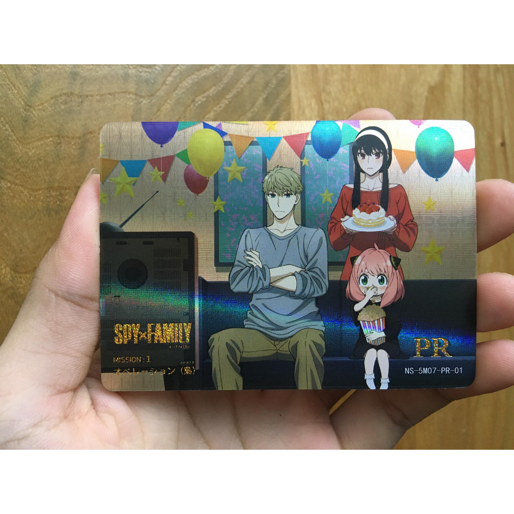 (Rain15) Thẻ bo góc nhân vật Spy X Family | Shopee Việt Nam