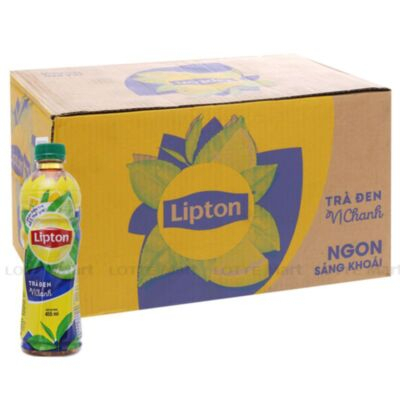 Trà Đen Lipton Vị Chanh Thùng 24 Chai x 450ml | Shopee Việt Nam