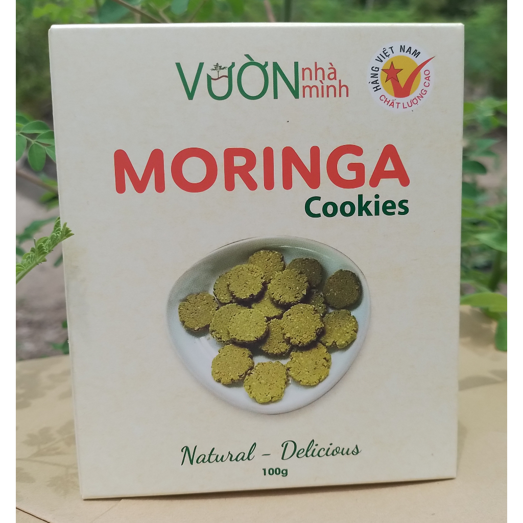 Bánh Dinh Dưỡng Chùm Ngây Vườn Nhà Mình-Moringa Cookies | Shopee Việt Nam