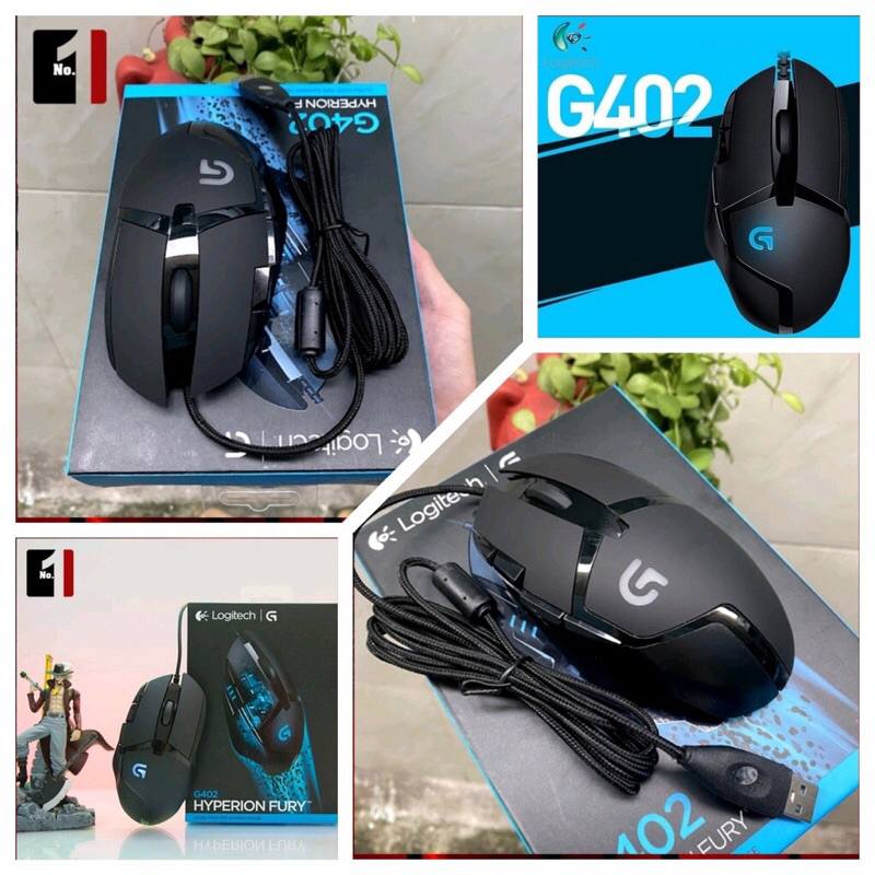 Chuột gaming có dây Logitech G402 Led đổi màu cực đẹp 4000 DPI siêu ...