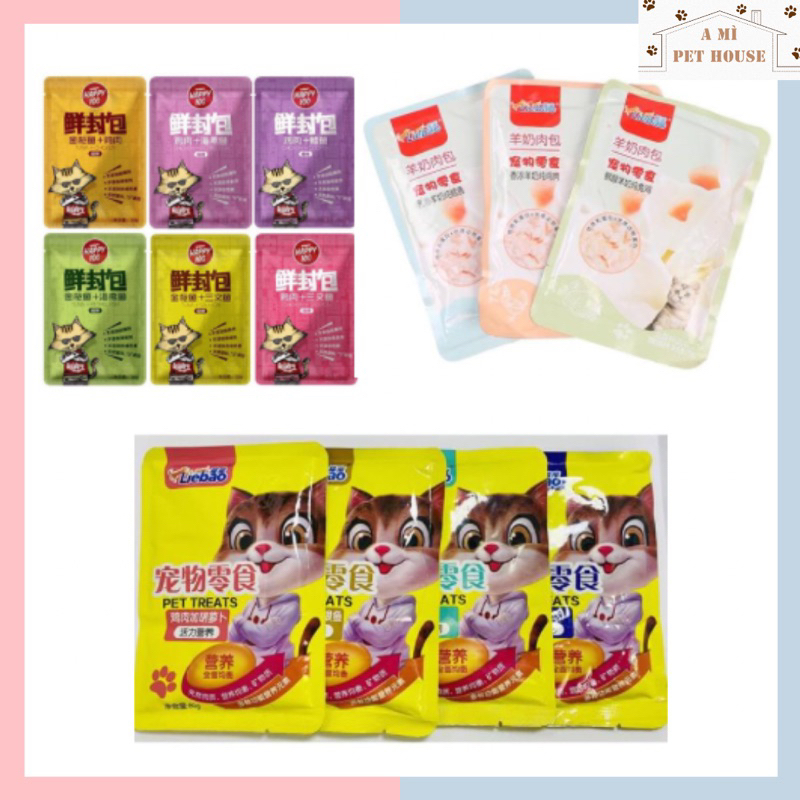 Pate Nội Địa Trung ( Happy 100, Liebao, pate sữa dê) - Pate cho mèo ...