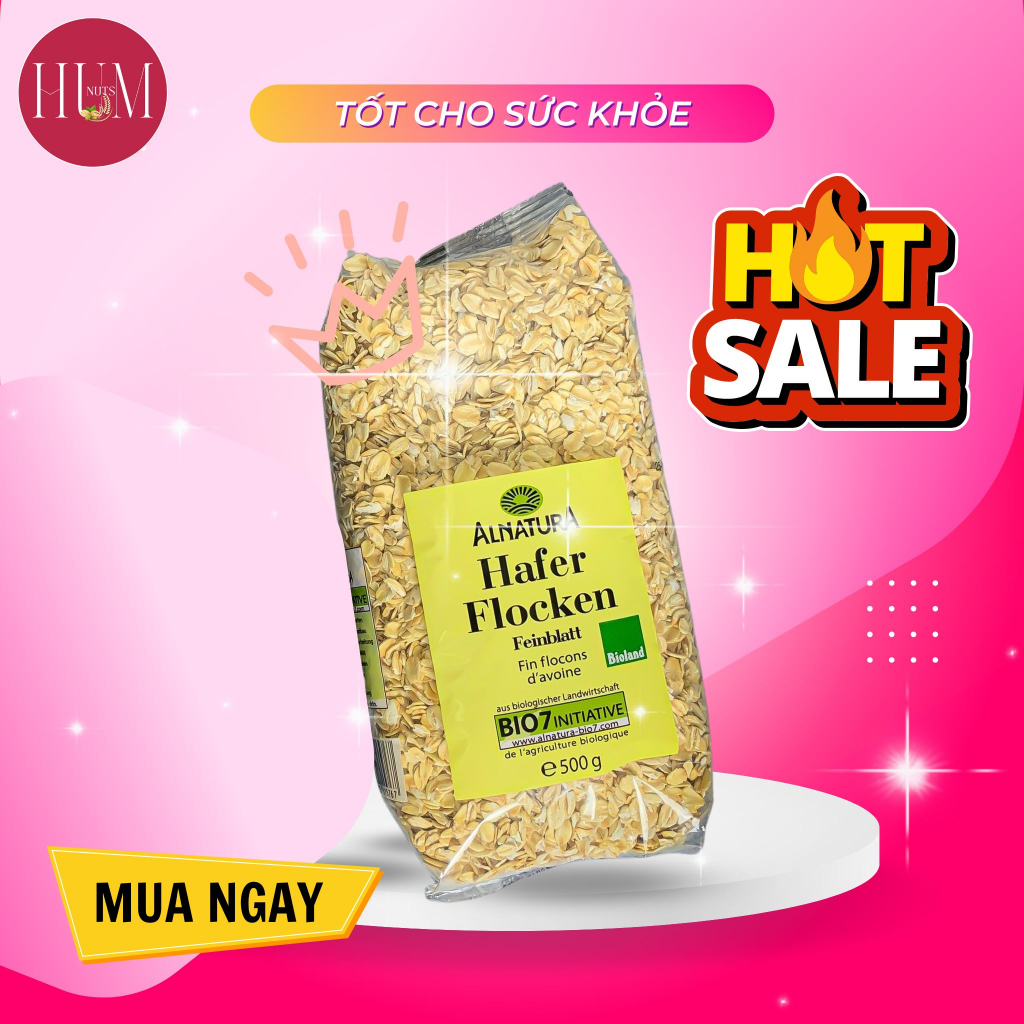 Yến mạch cán dẹt Haffer nhập khẩu Đức gói 500g | Shopee Việt Nam