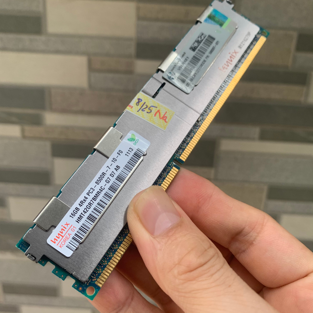RAM ECC Server Hynix 16GB DDR3 Bus 1066MHz PC3-8500R 1.5V ECC | Shopee ...