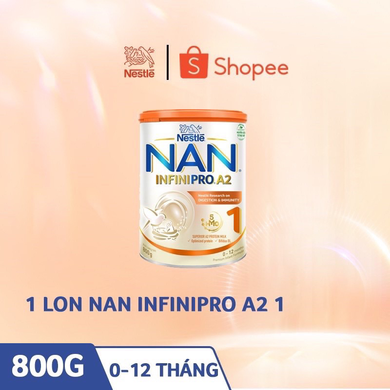 Sữa bột nestle Nan Infinipro A2 số 1- hộp 400g( có ship hoả tốc HCM ...