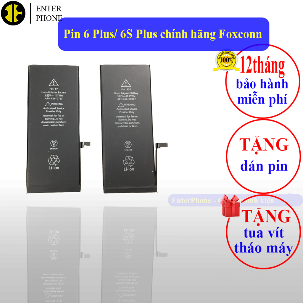 Pin 6 Plus/ 6S Plus chính hãng Foxconn bảo hành 12 tháng. | Shopee Việt Nam