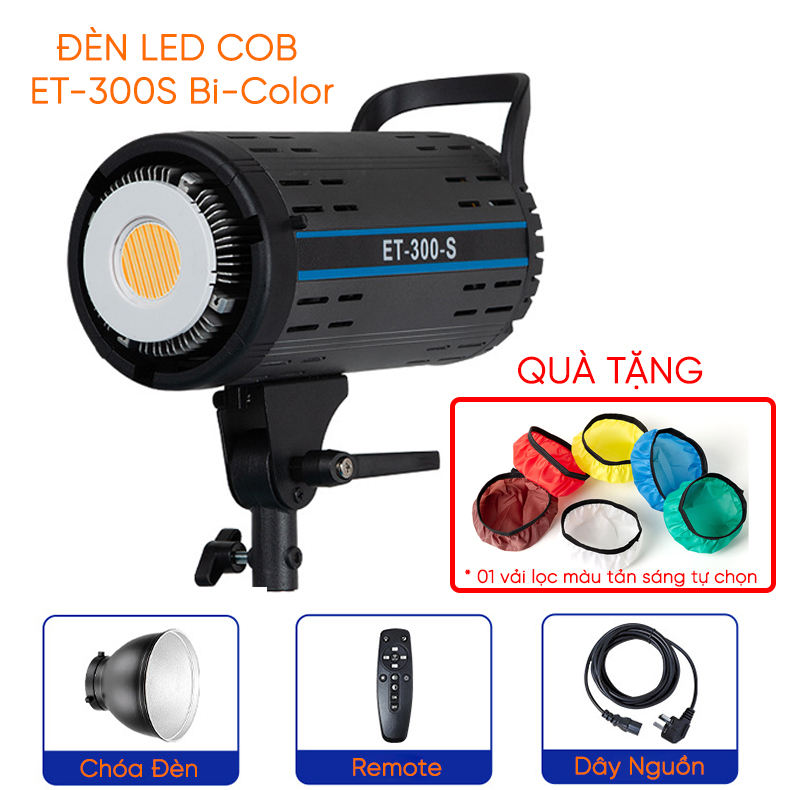 Đèn LED ET-300S Pro Bi-Color 3200-6500K New Version - Tặng Kèm Remote ...