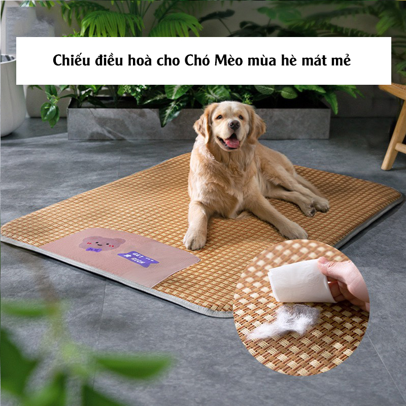Chiếu điều hoà cho Chó Mèo Mùa Hè Mát Mẻ loại cao cấp - Thảm hè mát mẻ ...