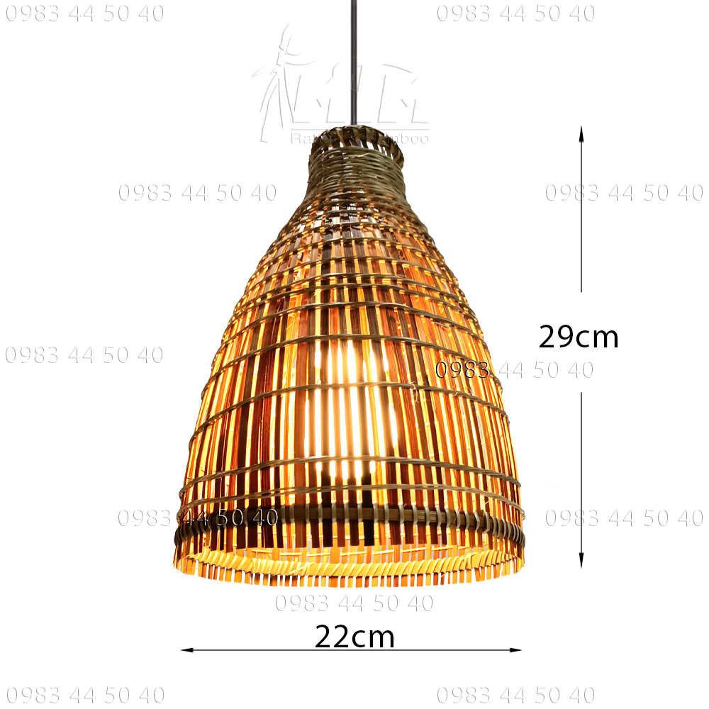 Đèn tre MTDT68 - Đèn mây tre, Đèn trang trí, Đèn treo thả | Shopee Việt Nam