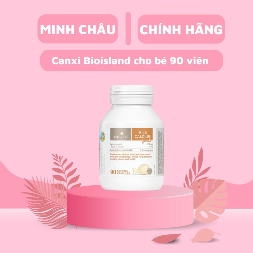 Viên Bổ Sung Canxi, DHA, Kẽm Zinc, Lysine Bioisland Úc Cho Bé | Shopee Việt Nam