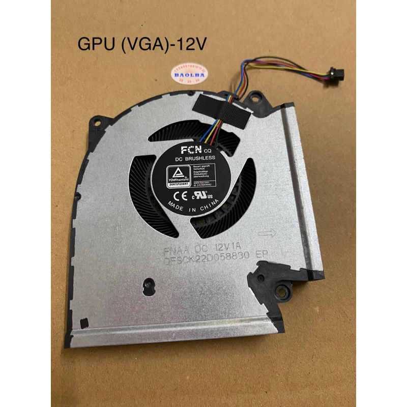 Fan Quạt tản nhiệt ASUS ROG Strix Gamming 5 Plus G513 G513QC g513QR ...