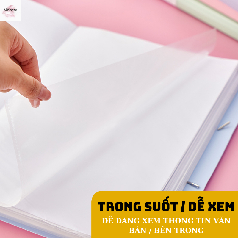 File lá đựng tài liệu a4 nhiều ngăn 30 lá 60 lá kẹp tài liệu văn phòng ...
