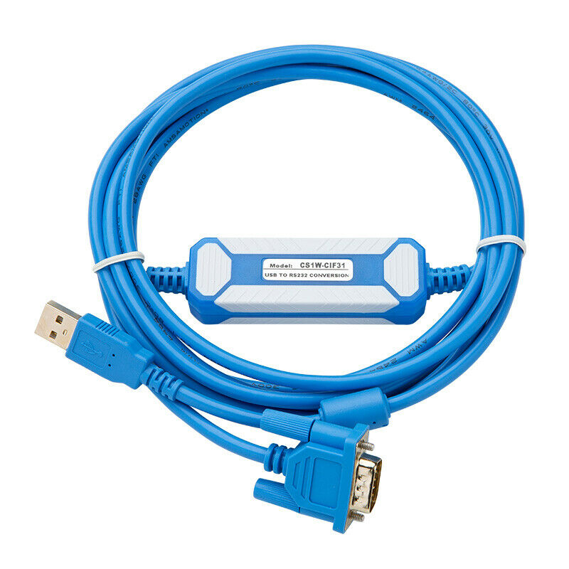 Cáp lập trình PLC Omron USB-CIF31, Dây chuyển đổi Amsamotion USB to serial cable USB-RS232 ...