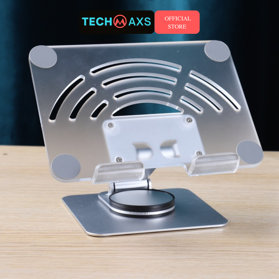 Giá Đỡ Ipad Máy Tính Bảng Điện Thoại ,Giá Để Tablet Ipad Xoay 360 Độ TechMaxs-Hợp Kim Nhôm Cao ...