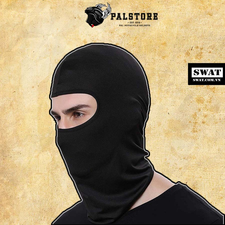 Khăn trùm đầu Fullface Ninja SWAT đen chống nắng, chống bụi tiện dụng ...
