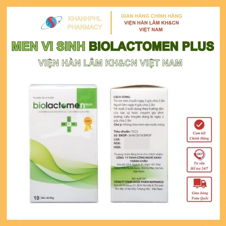 [Hoả Tốc] Men Vi Sinh Biolactomen Plus Hỗ Trợ Sức Khoẻ Chính Hãng 100% ...
