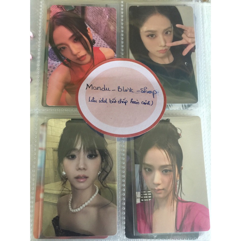 Card Jisoo alb Me (hàng off) | Shopee Việt Nam