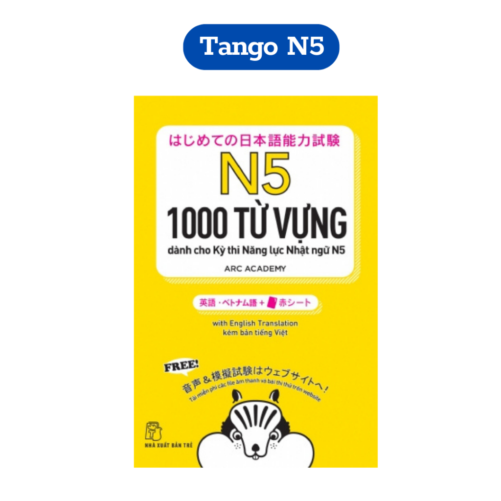 Sách - Tango 1000 Từ vựng N5 Dành Cho Kỳ Thi JLPT N5 | Shopee Việt Nam