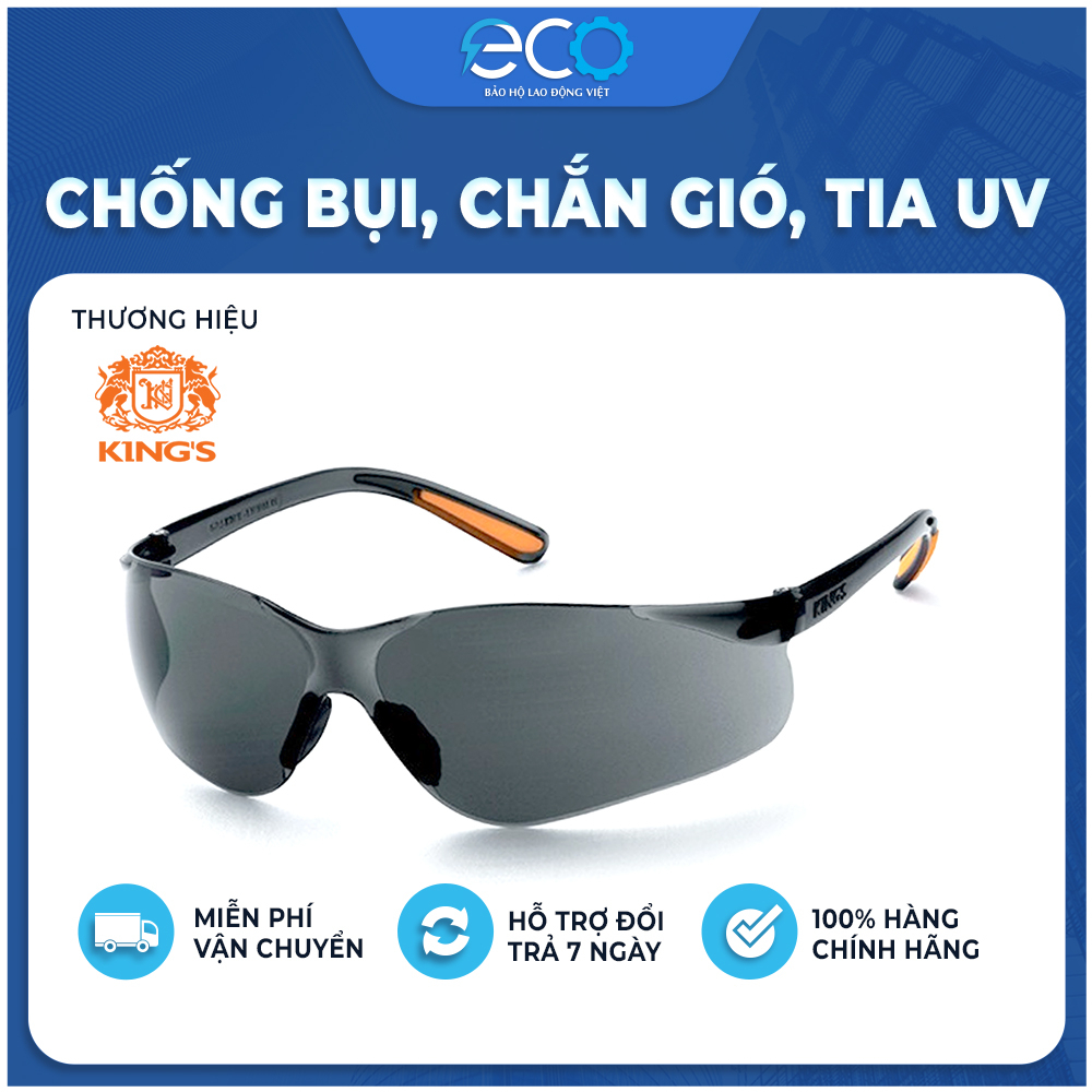 Kính bảo hộ Honeywell King's KY2222 Kính chống bụi, chắn gió, tia UV ...