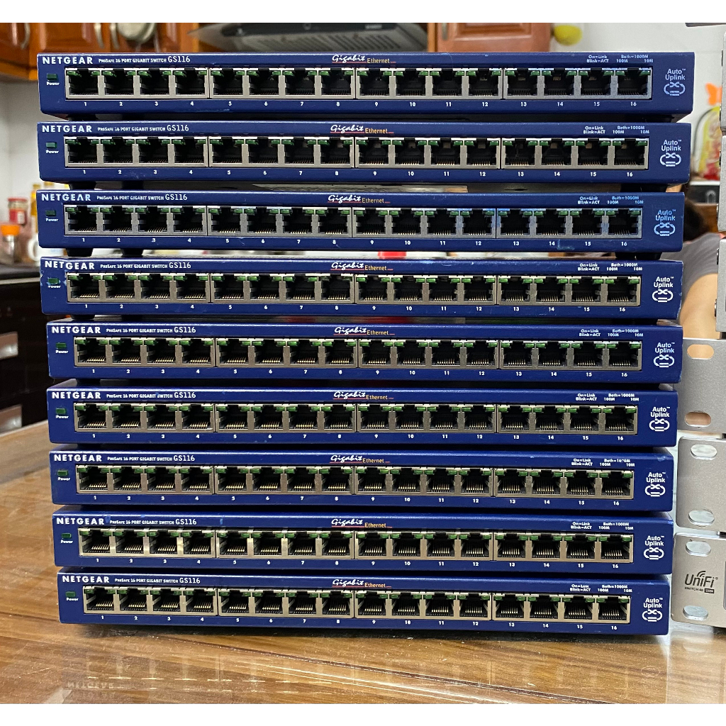 ️ Netgear GS116 Thiết bị chuyển mạch Unmanaged Switch Netgear GS116 ...