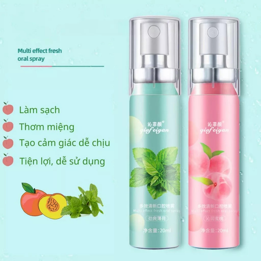 Xịt thơm miệng Heyxi giúp hơi thở thơm mát 20ml | Shopee Việt Nam