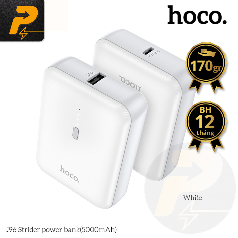 Sạc dự phòng Hoco J96 nhỏ gọn - 5000mAh | Shopee Việt Nam