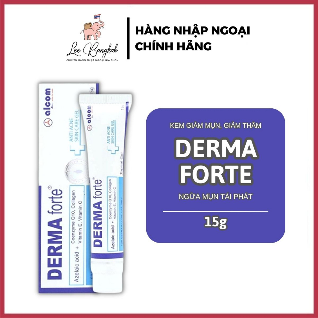 Gel Mờ Thâm Sẹo - Mụn Gamma Chemicals Derma Forte Giảm Viêm, Giảm Mụn Trứng Cá, Ẩn, Đầu Đen 15g ...