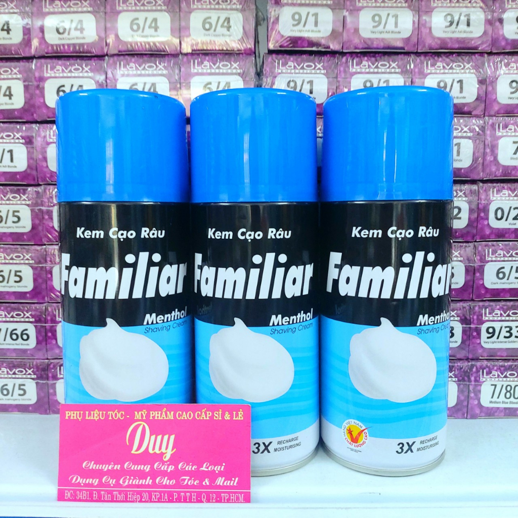 Bọt cạo râu Familiar shaving cream 275g loại 1 | Shopee Việt Nam
