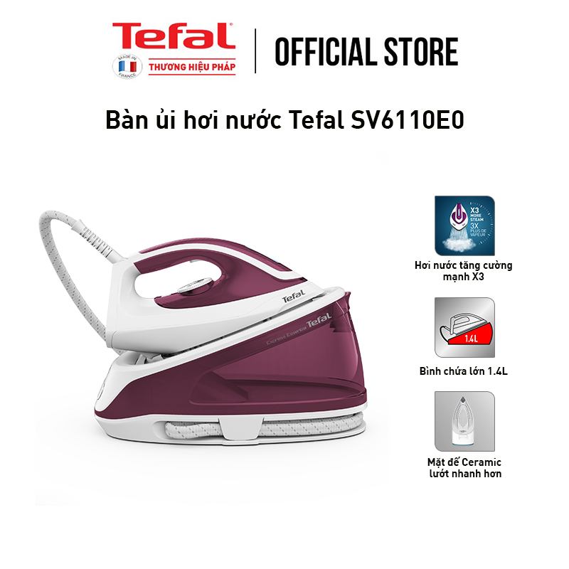 Bàn ủi hơi nước Tefal SV6110E0 | Shopee Việt Nam