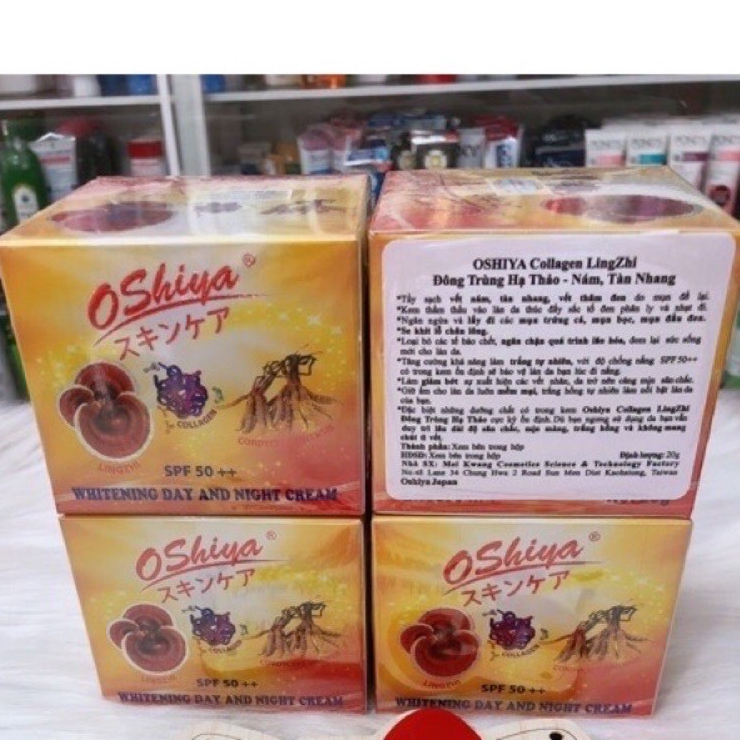 KEM OSHIYA ĐÔNG TRÙNG HẠ THẢO - COLLAGEN - LINH CHI 20G ( XOÁ VÀ NGĂN ...