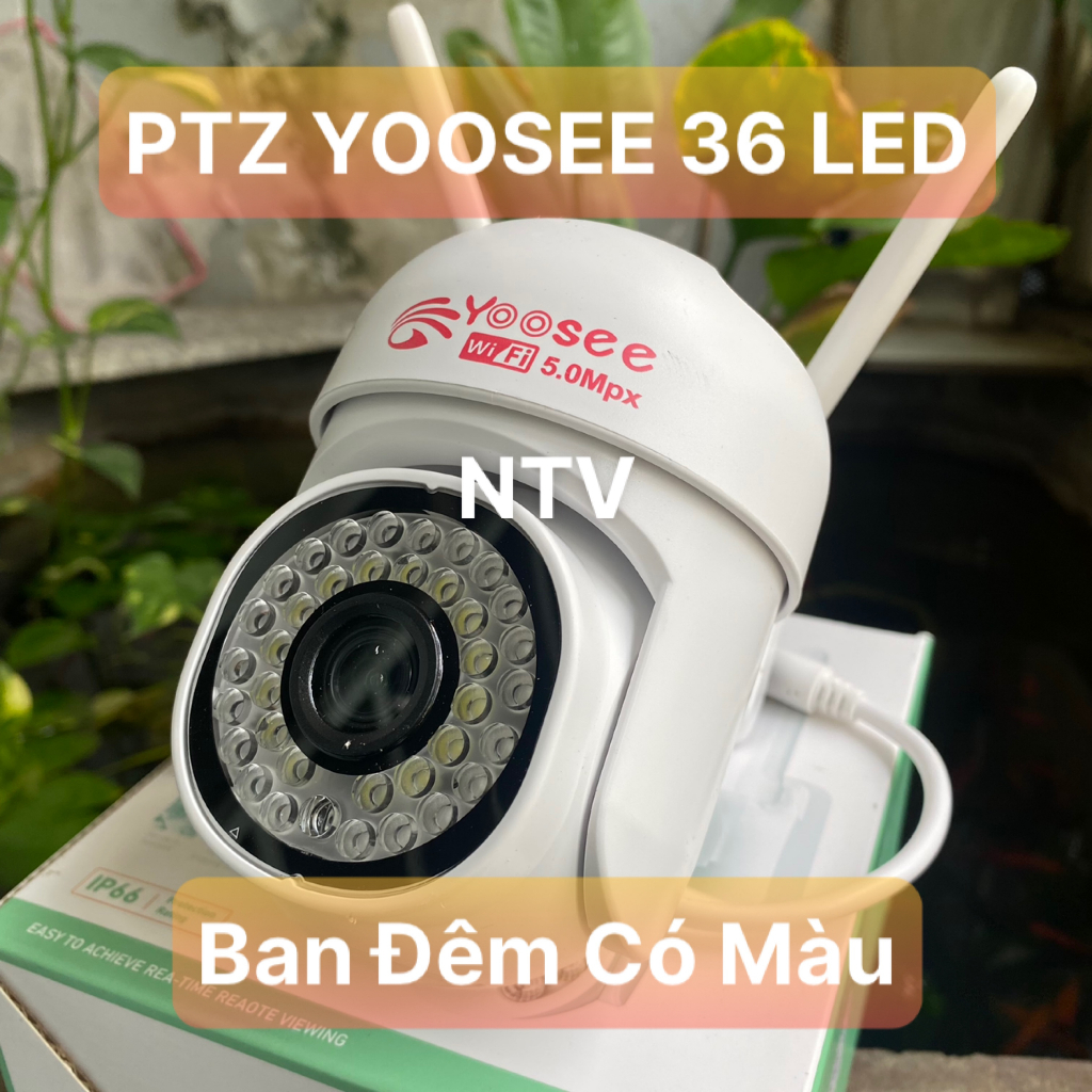 Camera Ip Wifi Yoosee 36 led - Camera ngoài trời-xoay 360-chống mưa-ban ...