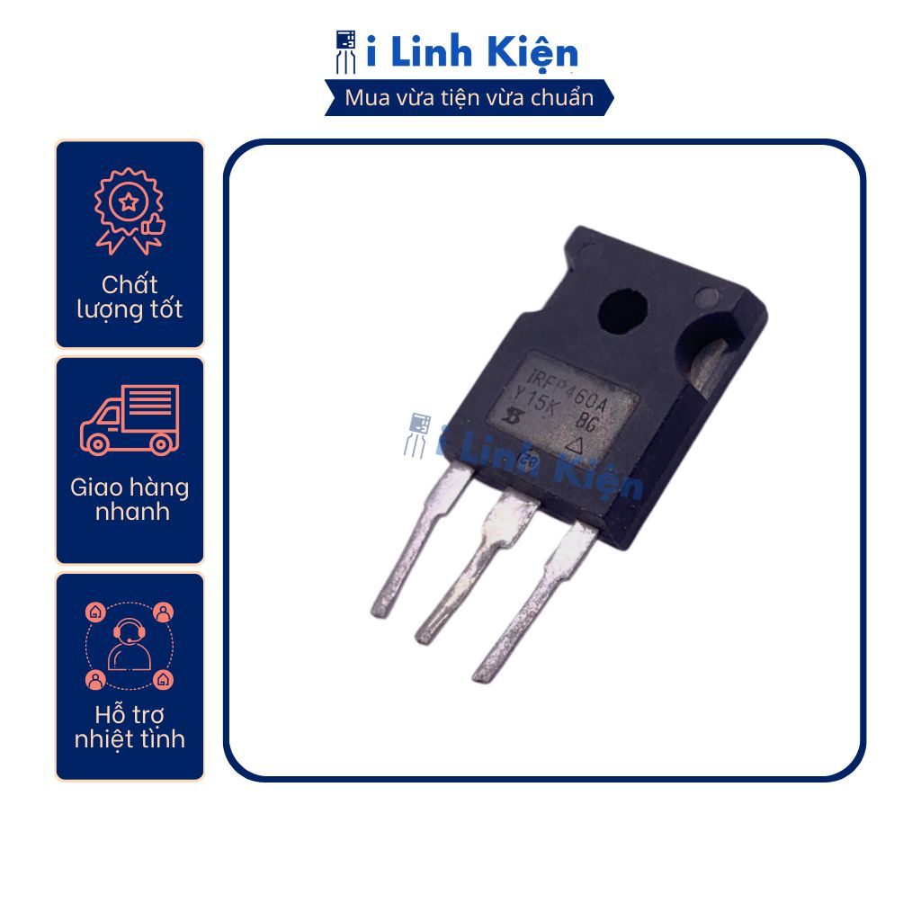 IRF460 Mosfet 20A 500V tháo máy chất lượng tốt. (kiểm tra trước khi gửi ...