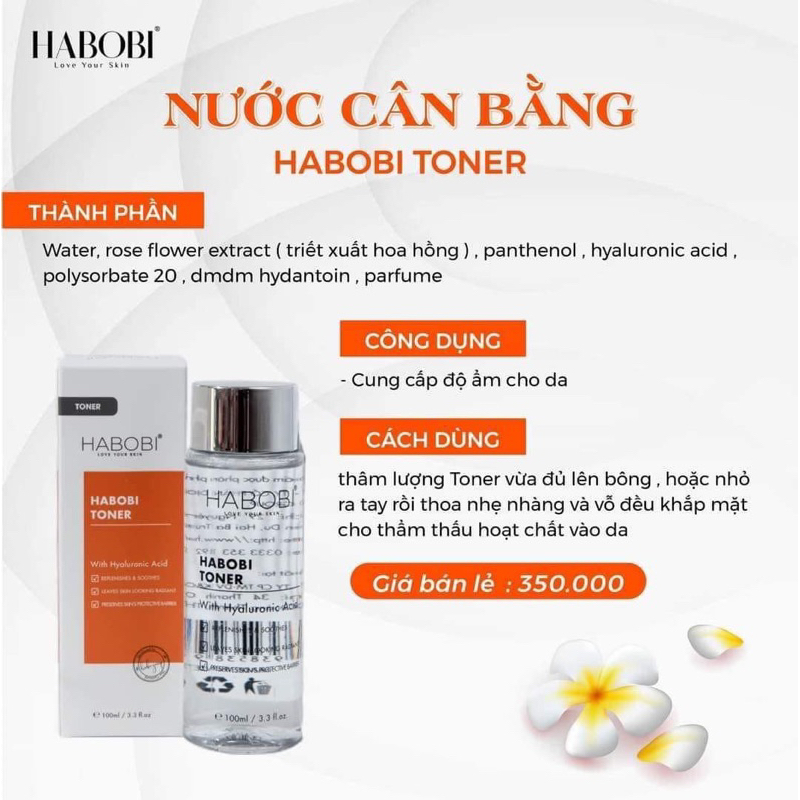 Nước Hoa Hồng/ Toner HABOBI Hàng chính hãng | Shopee Việt Nam