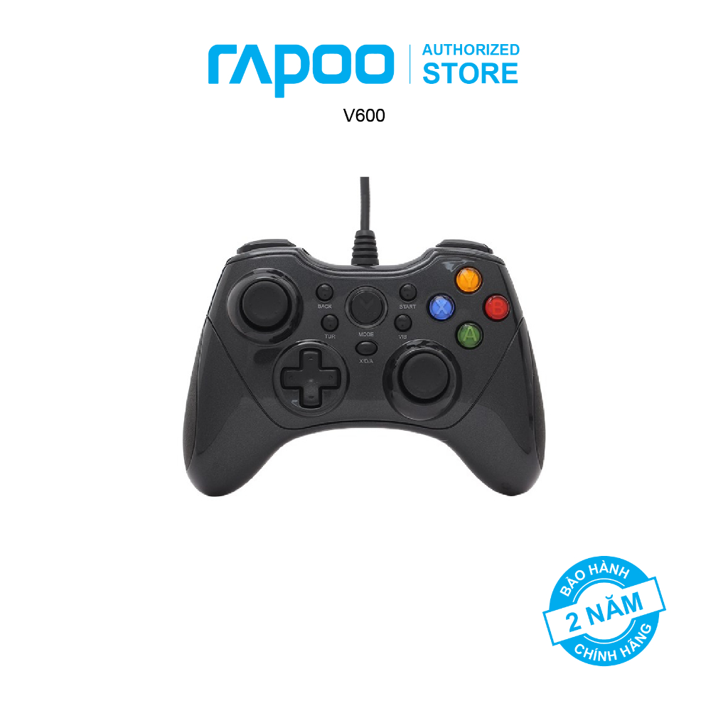 Tay cầm chơi game Rapoo V600 động cơ rung kép | Shopee Việt Nam