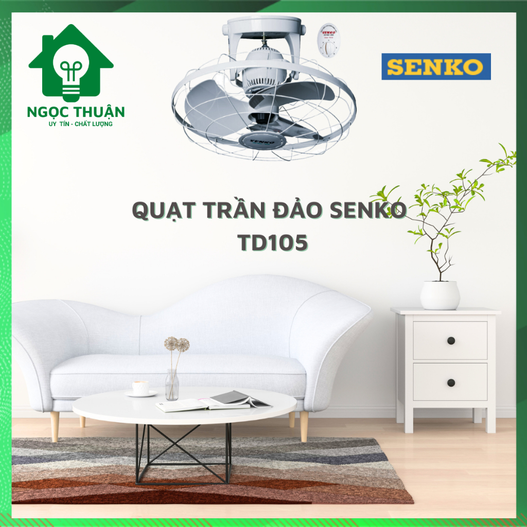 [Chính hãng] Quạt trần đảo SENKO TD105 | Shopee Việt Nam