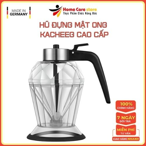 Lọ đựng mật ong Kacheeg cao cấp, hũ đựng mật ong thủy tinh giữ nguyên ...