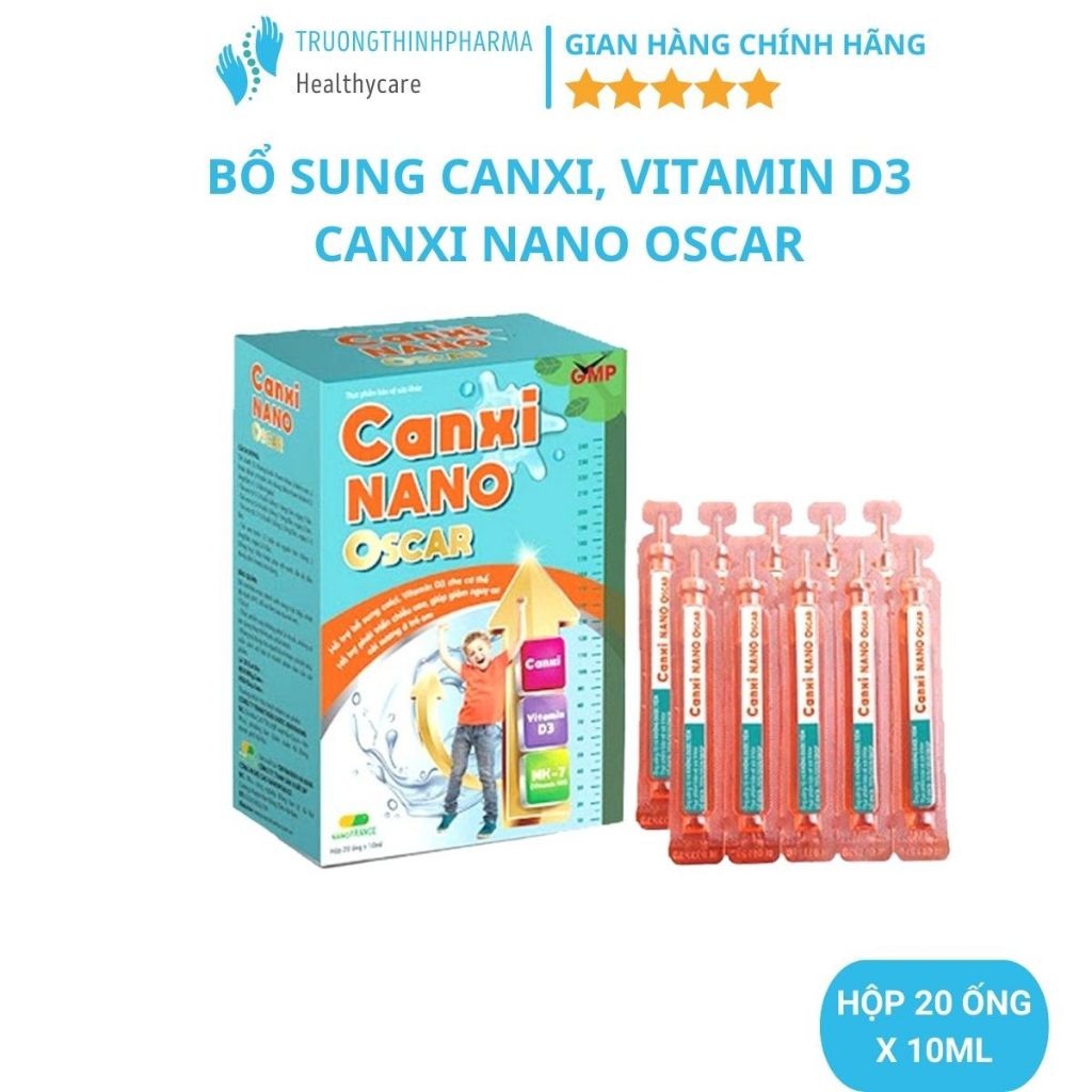 Canxi Nano Oscar (Hộp 20 ống x 10ml) | Shopee Việt Nam