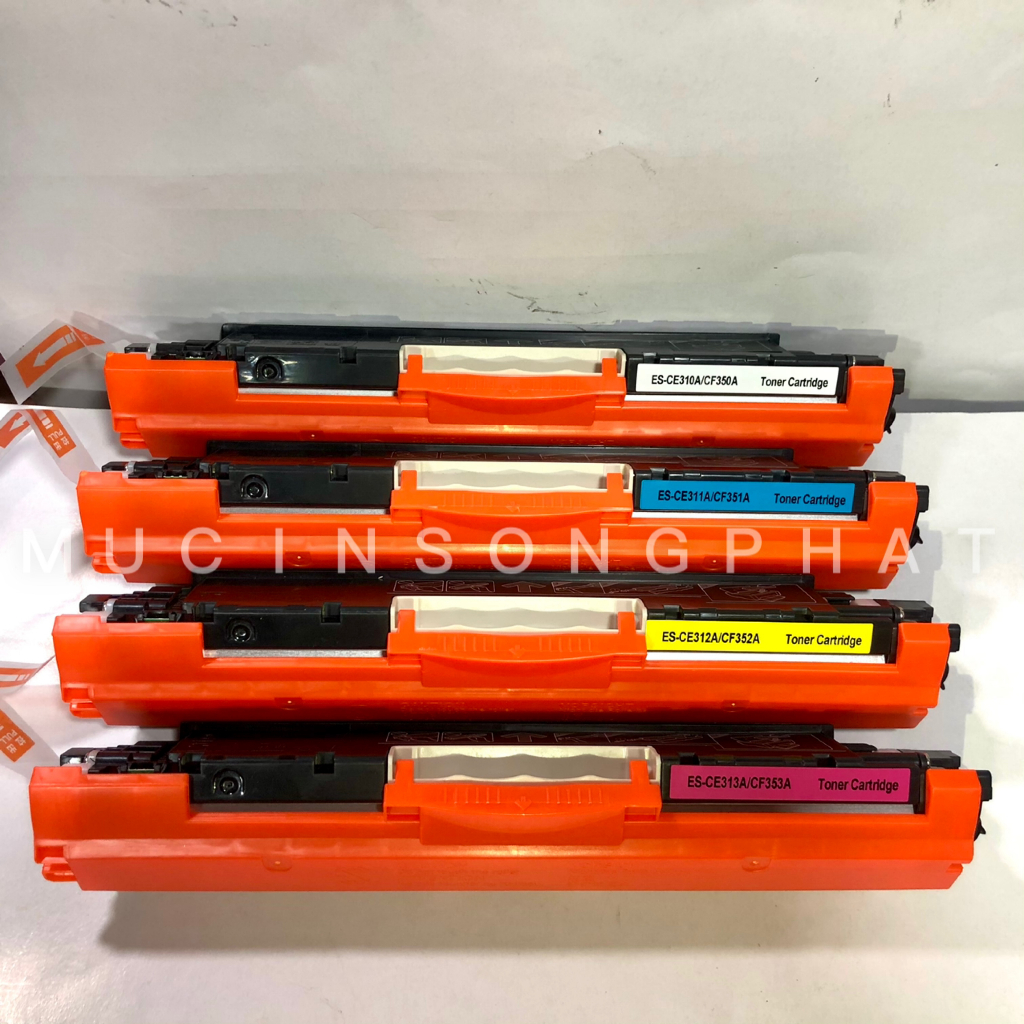 Hộp mực màu (BK/C/Y/M) CE 310A/CF 350A dùng cho máy in Laser Màu HP CP ...
