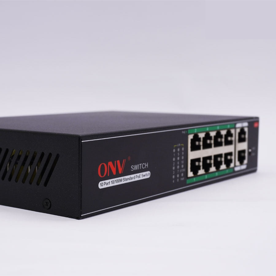 Switch Poe 8 port ONV H1108PLS 08 x 10/100Mbps công suất 65W | Shopee ...